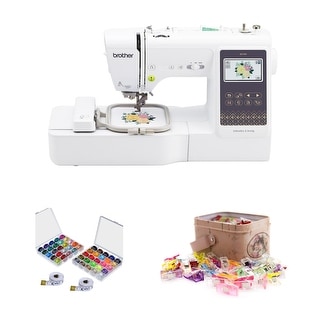 Brother SE700 Elite Sewing and Embroidery Machine with Sewing Bundle ...