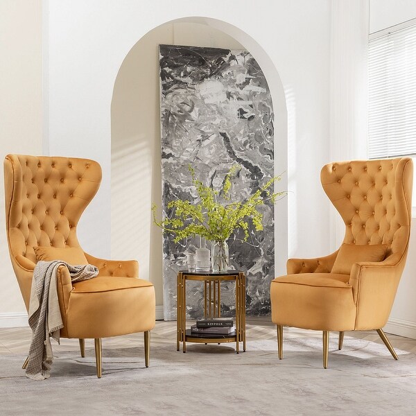High end wingback chairs store