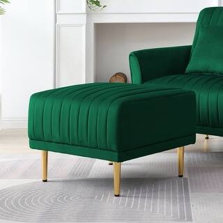 Ottoman Bench for big sofas or Living room Sofas soft velvet fabric ...