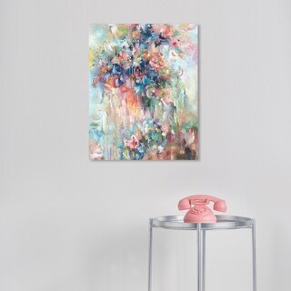 Wynwood Studio Canvas Abstract My Arty Heart Green and Pastel Green ...