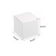 Paper Cardboard Boxes Gift Paper Box White 2x2x2 Inch for Gift Wrap ...