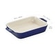 Ceramics Rectangular Baking Dish,Microwave freezer broiler and oven ...