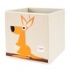 3 Sprouts Kids Felt Dragon Storage Cube Bin w/ Kangaroo Fabric Storage ...