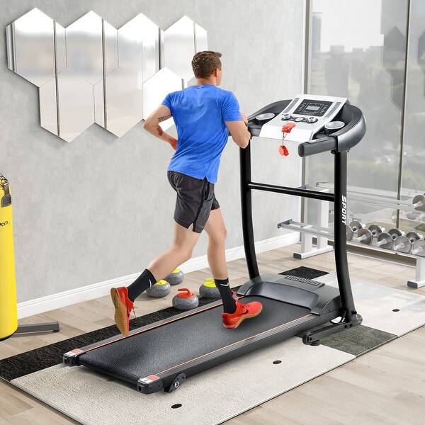 0722S 1.5HP 3 Manual Incline Folding Electric Treadmill Motorized ...