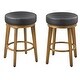angelo:HOME Linden Swivel Barstool (Set of 2) - Bed Bath & Beyond ...