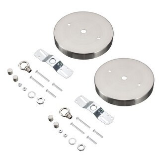 Aspen Creative Canopy Kit Chandelier & Light Fixture Accessories, Satin ...