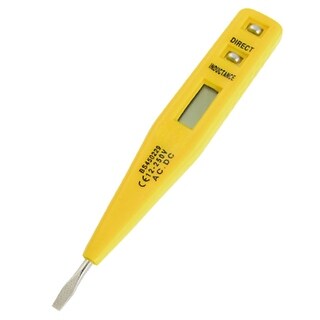 Yellow Digital Electric AC DC Voltage Tester Detector Hptrb - Bed Bath ...