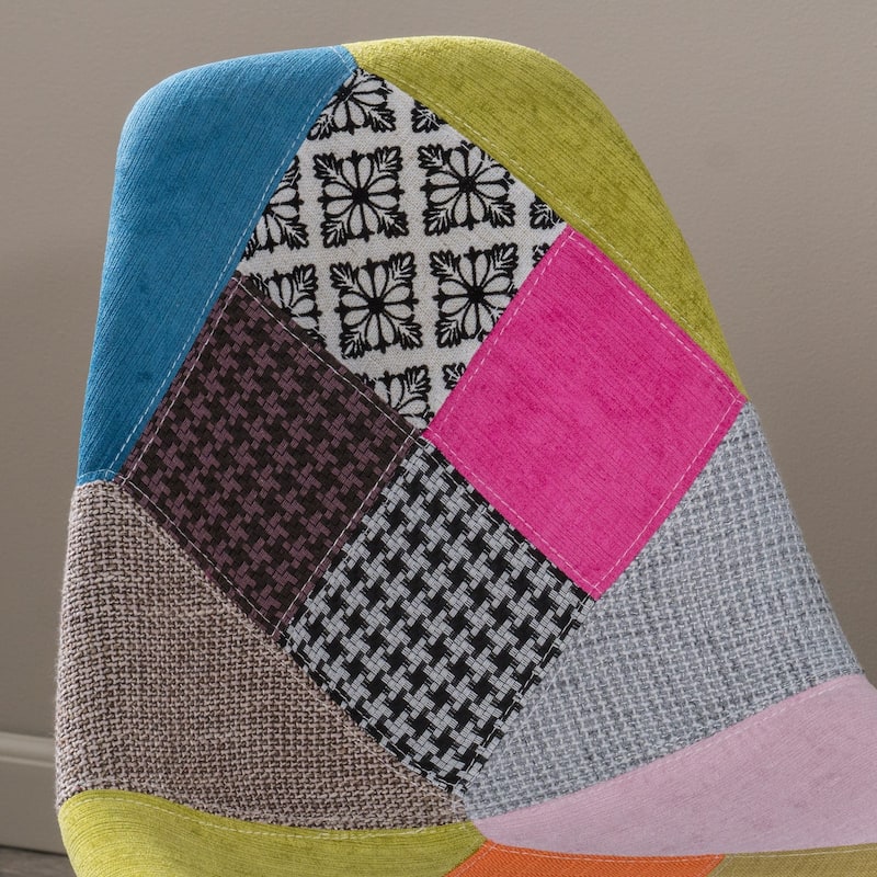 Wilmette Patchwork Fabric Chair by Christopher Knight Home (Set of 2 ...