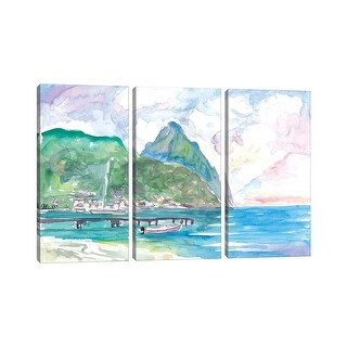 iCanvas "Amazing View Of Piton In Saint Lucia" by Markus & Martina ...