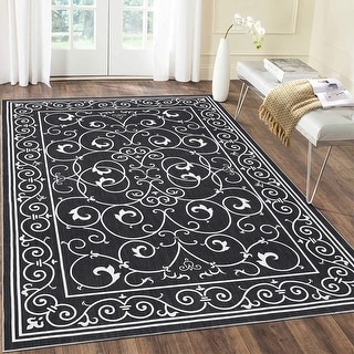 GlowSol Adagio Modern Scroll Area Rug - Bed Bath & Beyond - 41534388