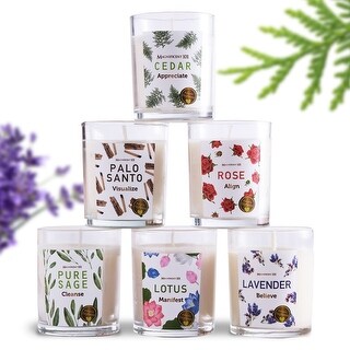 Long Lasting Manifestation Steps Set of 6 Smudge Candles - Bed Bath ...
