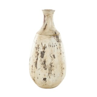 Ceramic Antique Style Distressed Decorative Vase - Brown - Roche River ...