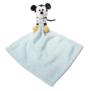 Lambs & Ivy Disney Baby Little Mickey Mouse Blue Lovey Plush Security ...