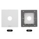Grommet Wall Plate PC Wall Panel with 0.8 Inch Cable Through White 2 ...