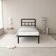 Twin XL Bed Frame with Headboard, 14" Twin XL Bed Frames No Box Spring ...