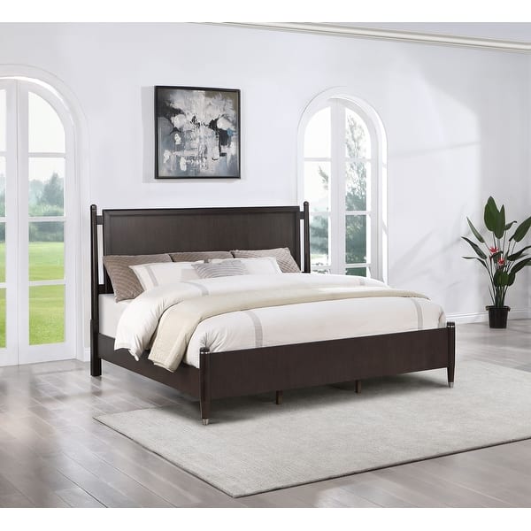 brown poster bed frame