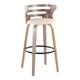 Carson Carrington Cranagh 30" Fixed-Height Bar Stool with Bent Wood ...