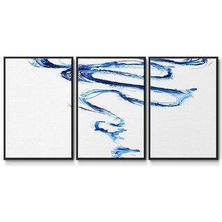 Indigo Vapor II - Multi Piece Framed Canvas - Bed Bath & Beyond - 39842793