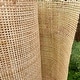 36" Wide Natural Color Brown Rattan Square Cane Webbing Radio Mesh ...