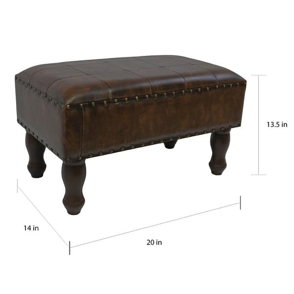 International Caravan Carmel 20-inch Rectangular Vanity Bench - Bed ...