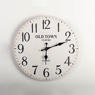 Old Town Clocks London With Large Numbers Wall Clock - Bed Bath ...