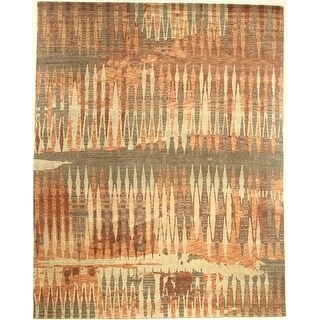 Rustic Rust Area Rug - 8' 0'' X 10' 0'' - 8' 0'' X 10' 0'' - Bed Bath ...