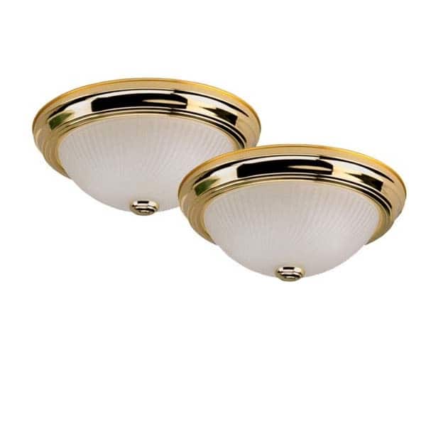 Canarm 2 Light 11" Wide Flush Mount Ceiling Fixture - Pack of 2 - Bed ...