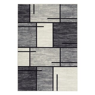 Washable Rug 9x12 Rug for Living Room Geometric Rug - 9 x 12 Feet - Bed ...