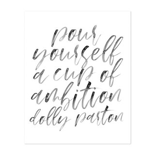 Dolly Parton Dolly Parton Watercolor Script Writing Art Print/Poster ...