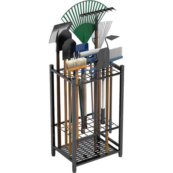 Sttoraboks Garden Tool Organizer, Yard Tool Tower Rack for Garage ...