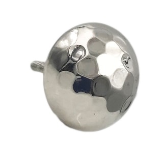 Hammered Silver Round Head Knobs - Set of 6 - Bed Bath & Beyond - 32450534