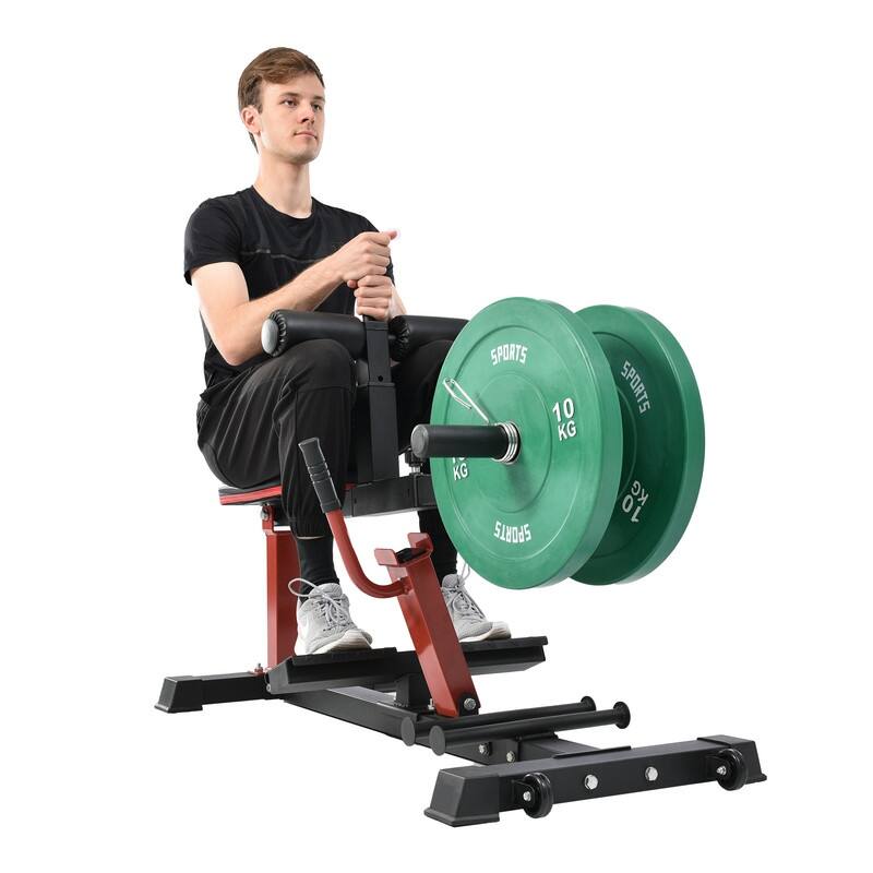 Adjustable Seated Calf Raise Machine, Home Gym Leg Trainer - Medium ...