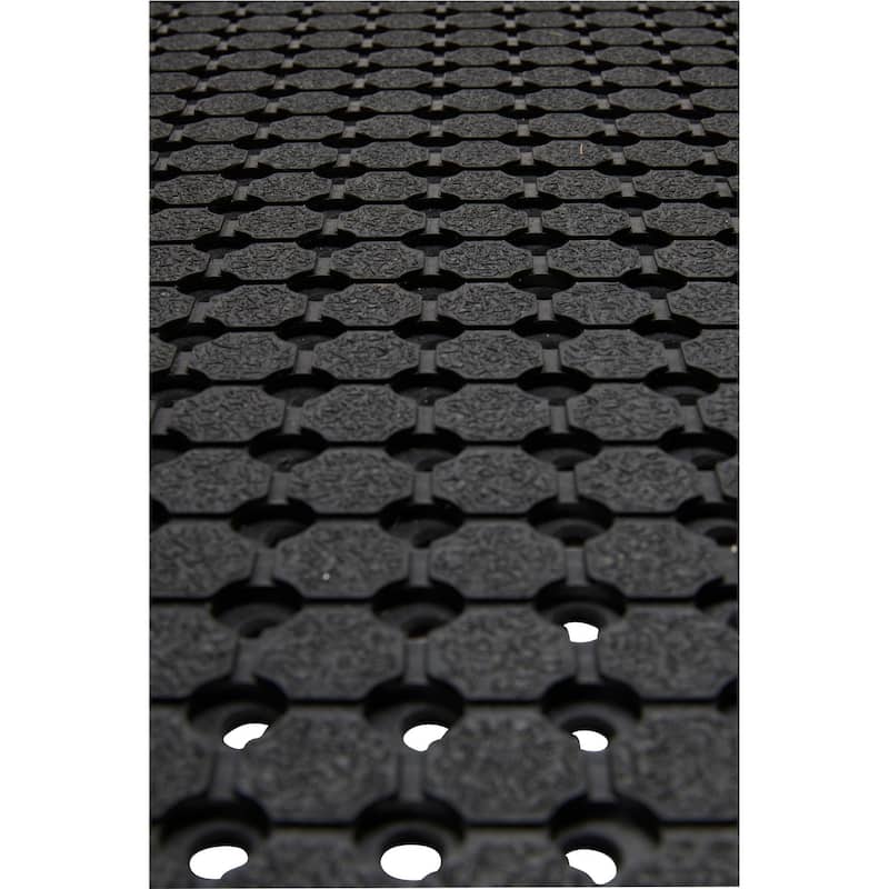 Envelor Circle Perforated Rubber Floor Mat, 40" x 80" - On Sale - Bed ...