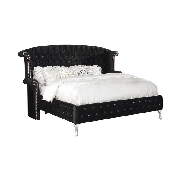 Audrey upholstered platform bed store