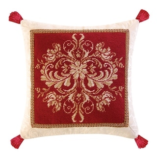 Colonial Williamsburg 18" x 18" Windsor Berry Needlepoint Pillow - Bed ...