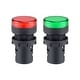 2Pcs Indicator Lights, Red & Green LED, Flush Panel Mount 7/8" 22mm ...