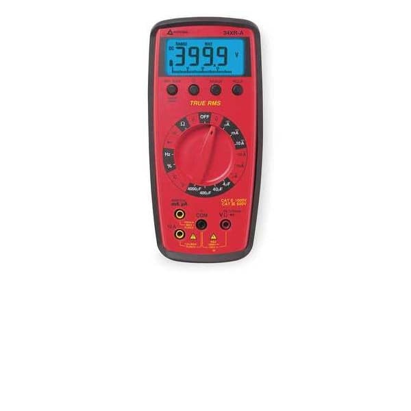 Amprobe Digital Multimeter,750V,10A,40 MOhms 34XR-A - 1 Each - Bed Bath ...