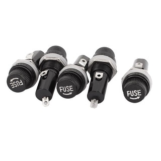 5 Pcs AC125V/15A 250V/10A 14mm Thread Panel Mounting Fuse Holder For ...