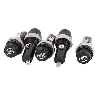5 Pcs AC125V/15A 250V/10A 14mm Thread Panel Mounting Fuse Holder For ...