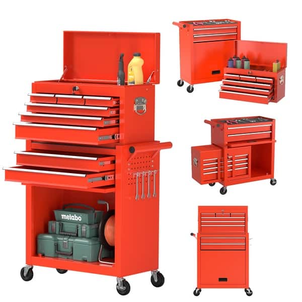 red toolbox workbench