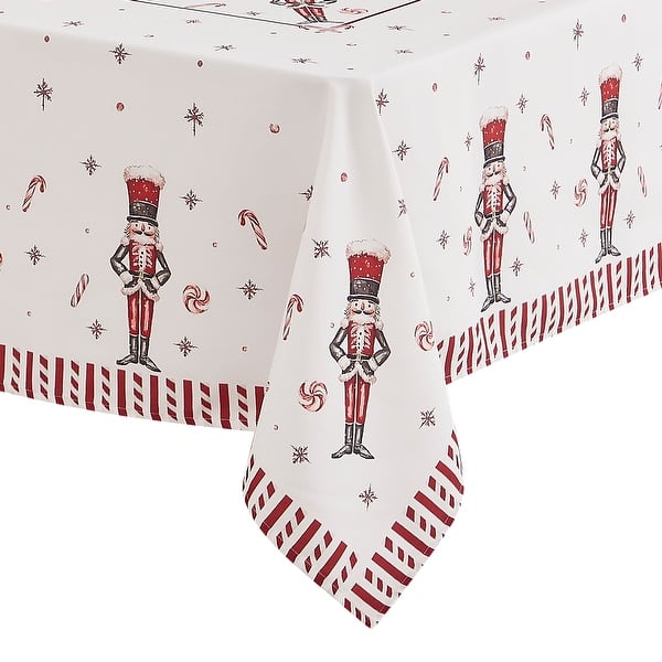 Avanti Linens Nutcracker Candy 60" x 144" Tablecloth - Bed Bath ...