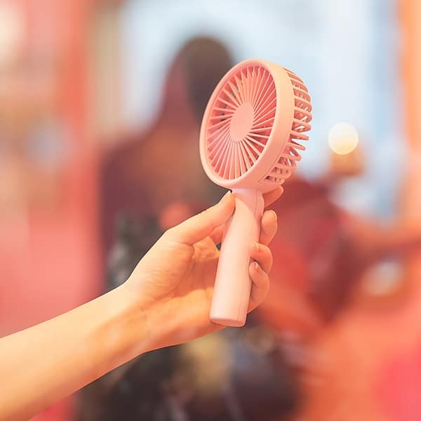 Portable Mini Handheld Fan With Stand Cradle Wind Blower For Laptop ...