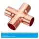 2pcs 15mm ID Copper Cross Pipe Fitting 4 Way Copper End Feed Equal ...