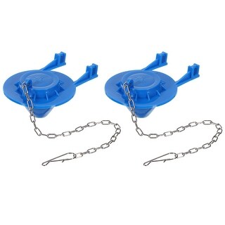 Toilet Stopper Flapper, 2pcs Fit 2" Flush Valve Toilet, Blue, 4.21"x2 ...