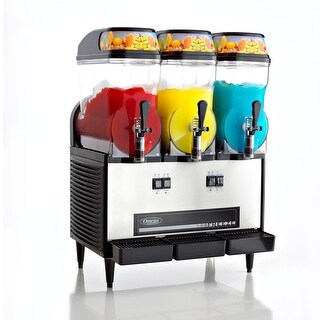 Omega Frozen 3-Gallon Bowl Granita Machine, in Black/Stainless Steel ...