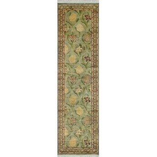 Pak-Persian Eliza Lt. Green/Grey Runner - 2'8" x 10'0" - Bed Bath ...