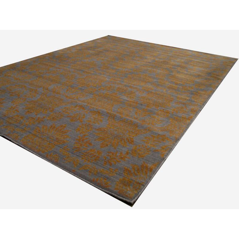 Blue Transitional Floral Himalaya Area Area Rug - On Sale - Overstock ...