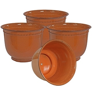 Michael Metal Outdoor Planter - Set of 4 - Bed Bath & Beyond - 40011238