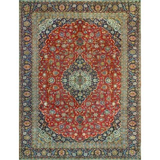 Fine Vintage Bakhtiari Monty Rust/Eggplant Rug - 9'10" x 12'7" - Bed ...