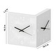Backlit LED Wall Clock Corner Clock w/ Motion Sensor - Bed Bath ...